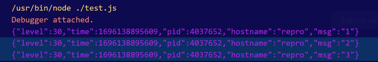 Deep debugger integration · Issue #1821 · pinojs/pino · GitHub