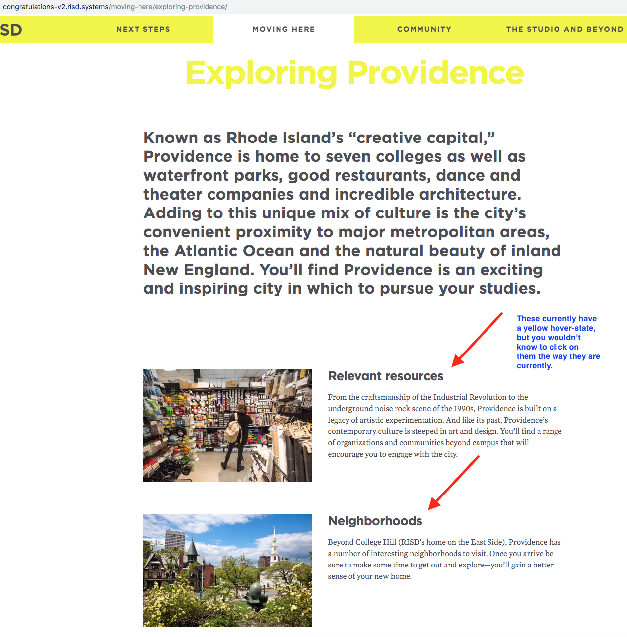 Indication of link missing · Issue #7 · risd/risd-congratulations-v2 · GitHub