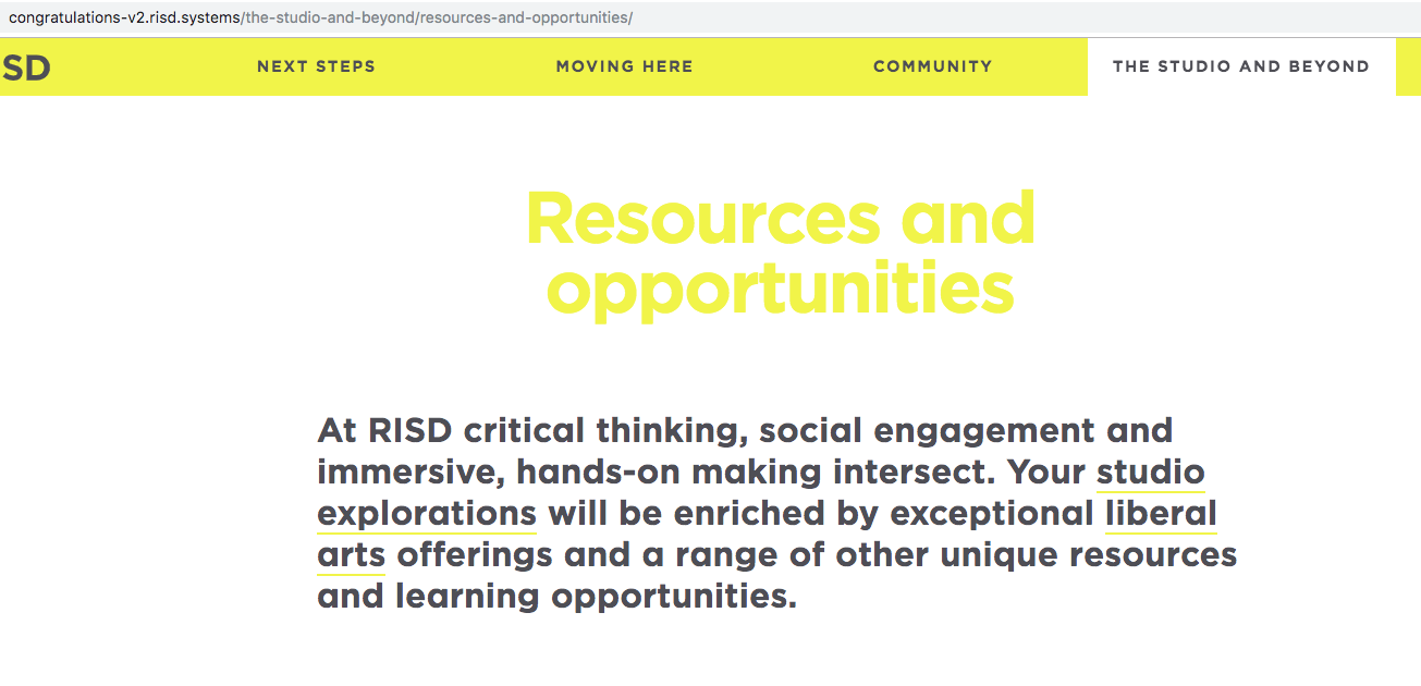 Indication of link missing · Issue #7 · risd/risd-congratulations-v2 · GitHub