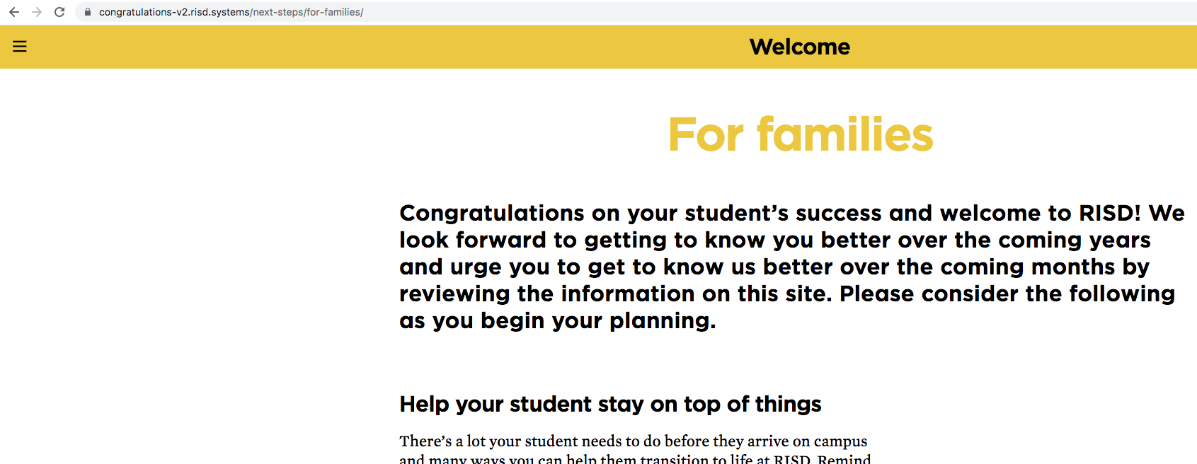 Make the Name field in the Universal-Pages content type display on the front end as a top page ...