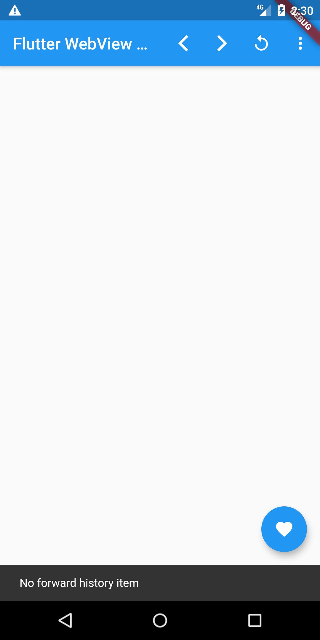 Platform views are not rendering on Android API 21 & under emulator ...