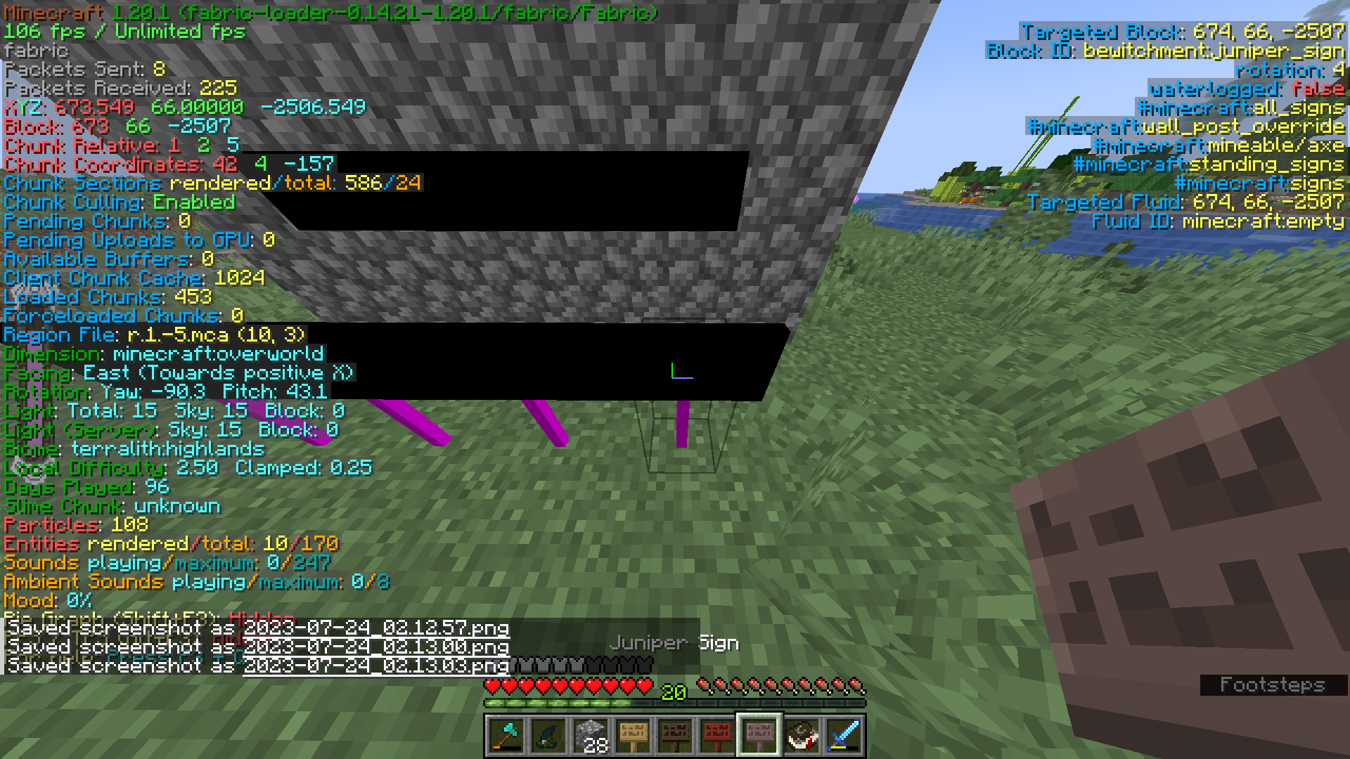 Mod Wood Signs Currently Bigged · Issue #373 · MoriyaShiine/bewitchment · GitHub