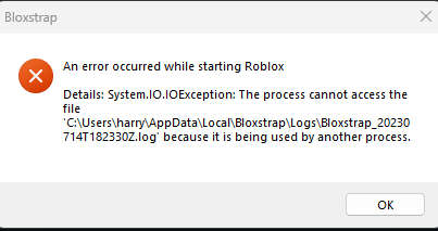 Can't run bloxstrap at all · Issue #408 · pizzaboxer/bloxstrap · GitHub