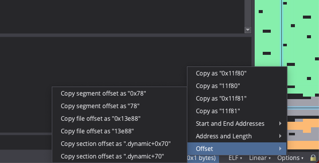 add section/segment offsets to the "copy address" menu · Issue #2533 · Vector35/binaryninja-api ...