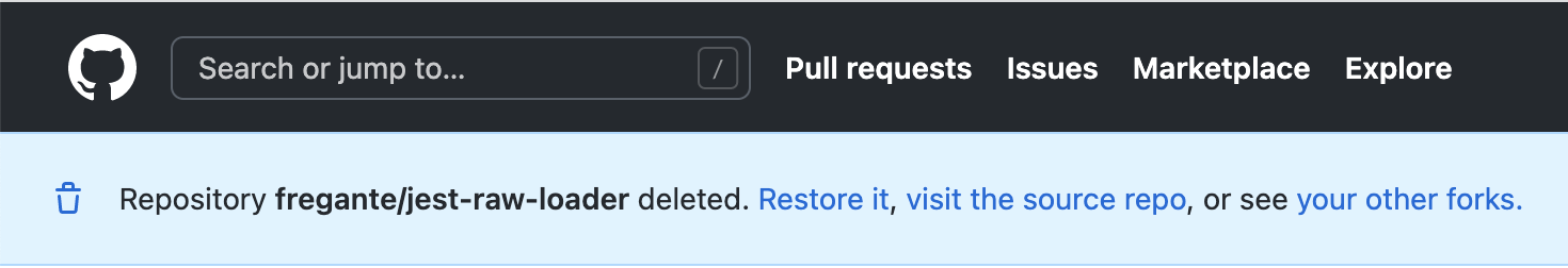 `quick Repo Deletion` Add More Links To The Repo Deletion 