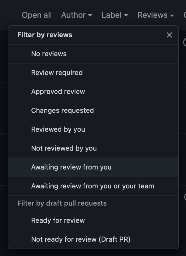Show number of assigned and open pull requests for suggested reviewers ...