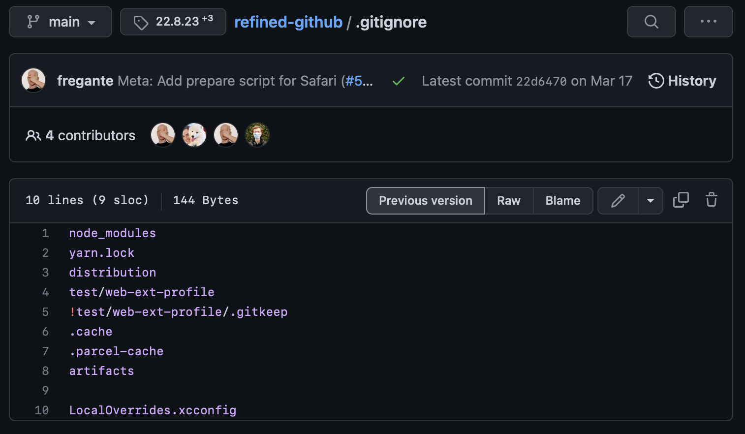 View Earlier Version Of File · Issue 5942 · Refined Githubrefined