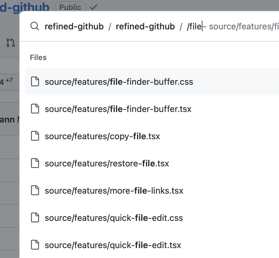 Redirect The `t` Shortcut File Finder To The Command Palette · Issue 6142 · Refined Github 7862