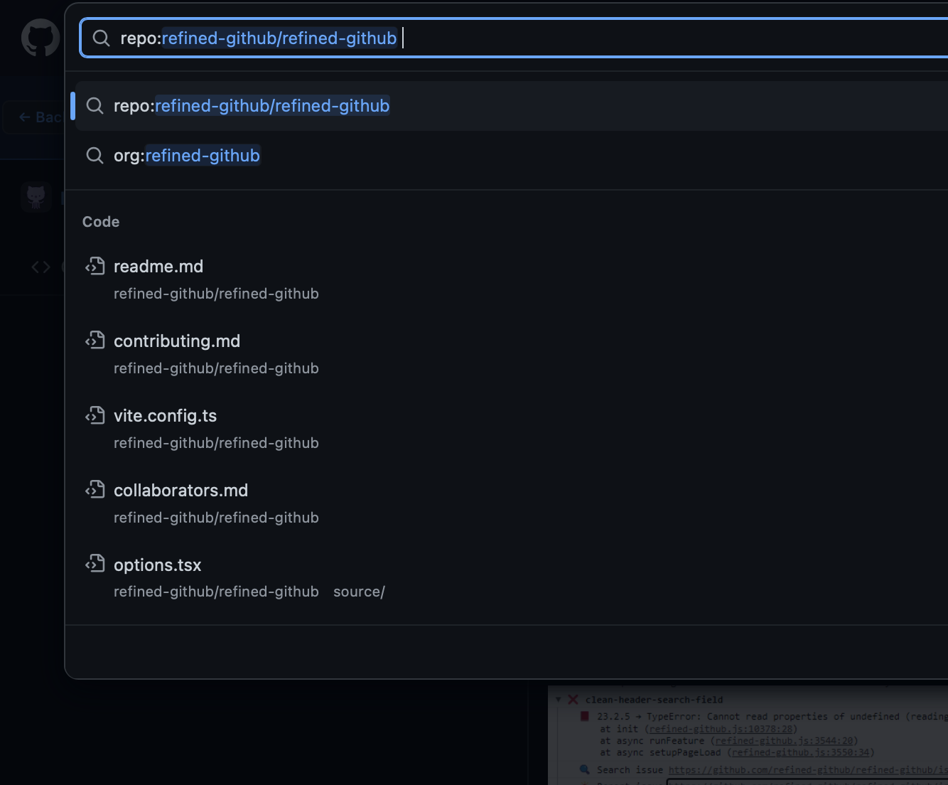 `clean Header Search Field` Cannot Read Properties Of Undefined Reading Classlist · Issue