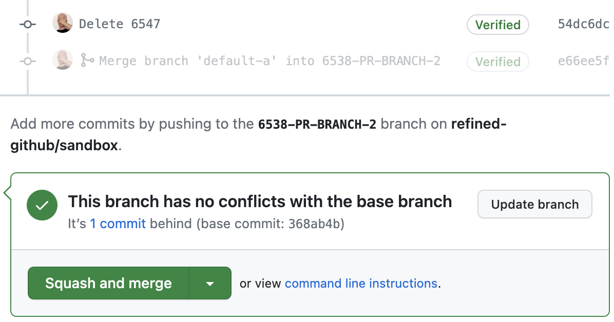 `pr-base-commit` doesn't show the most recent common commit (should it?) · Issue #6573 · refined ...