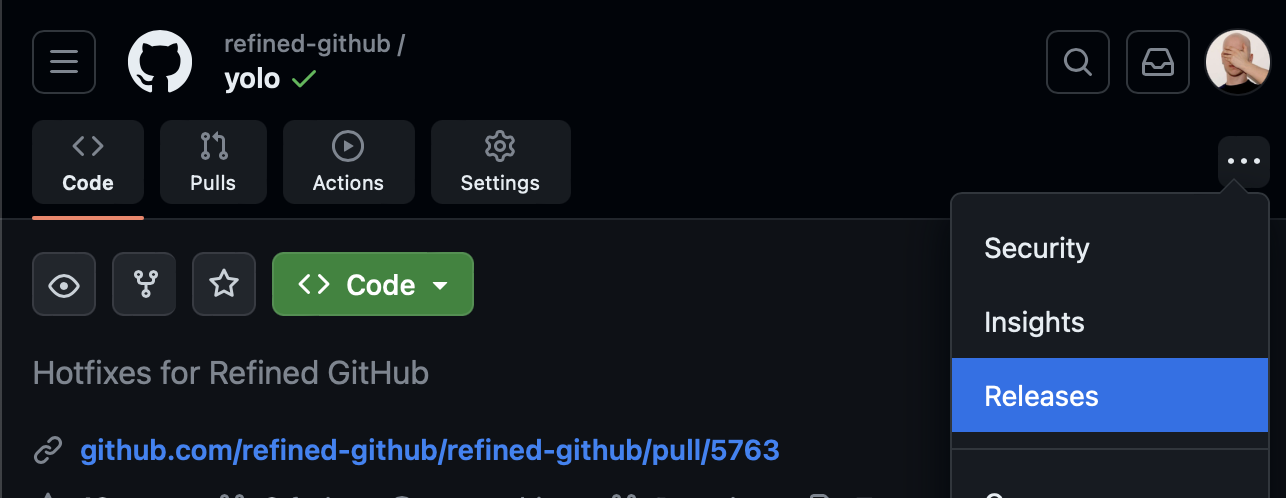 `releases-tab` appears in dropdown even when there are no releases ... `releases-tab` appears in dropdown even when there are no releases ...