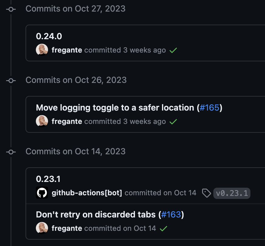 `unreleased-commits` - Reports more than 20 commits, while there are 10 · Issue #7066 · refined ...