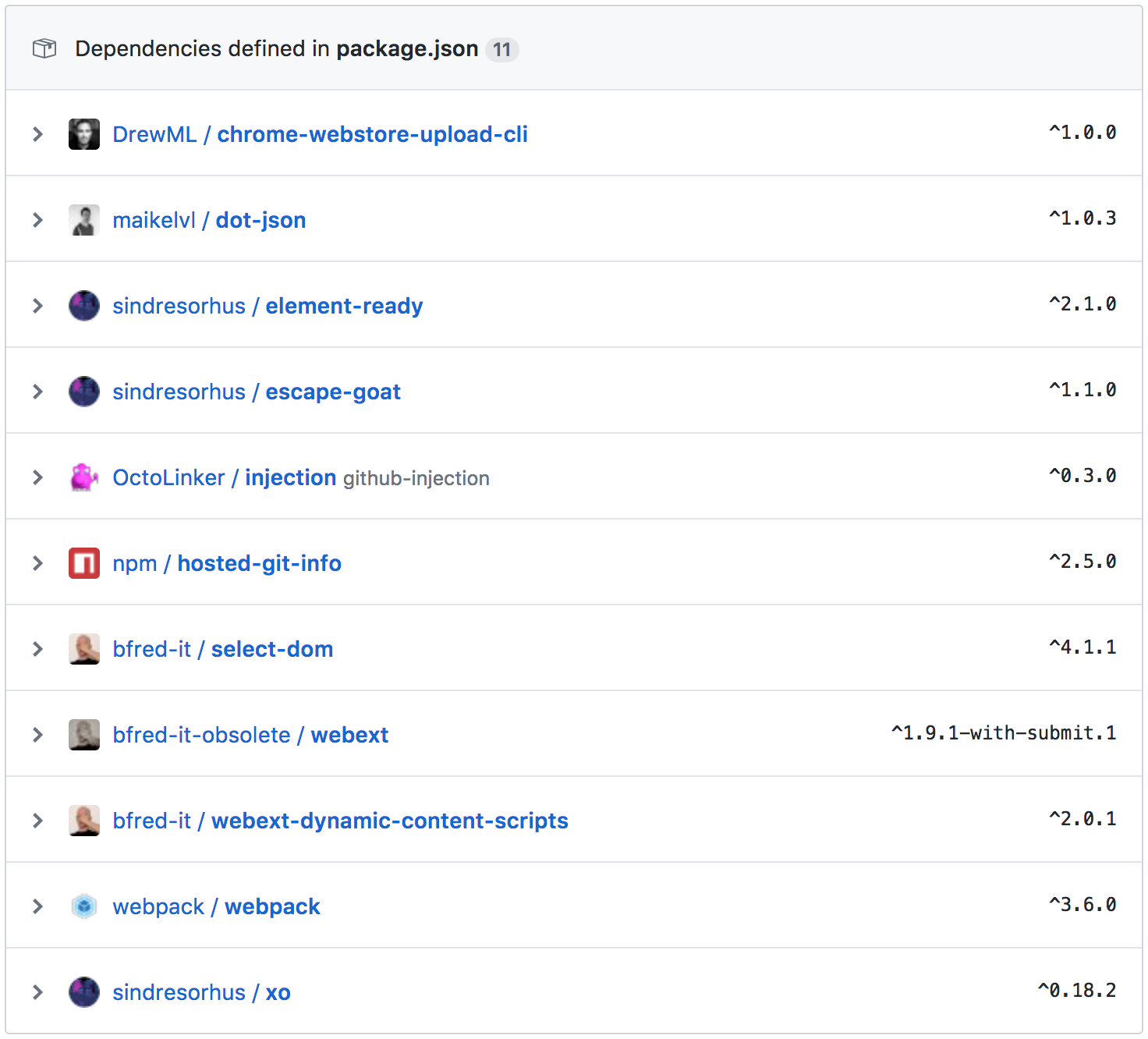 GitHub's own dependency graph (thoughts) · Issue #78 · npmhub/npmhub · GitHub
