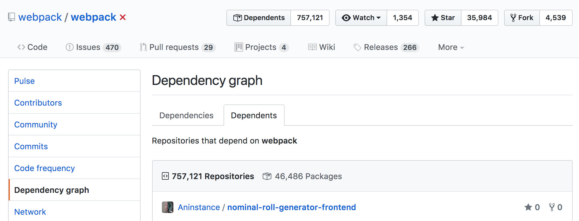 Display "dependents" at top of repos, next to "stars" · Issue #1000 · refined-github/refined ...