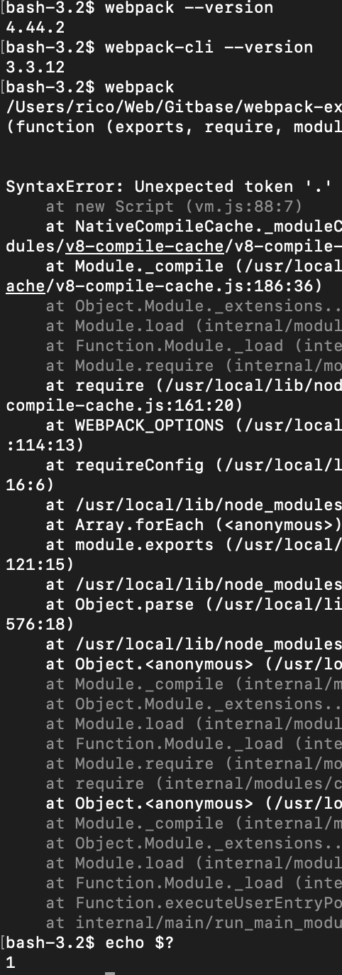 webpack-cli@4 exits with 0 even when failing · Issue #1980 · webpack/webpack-cli · GitHub