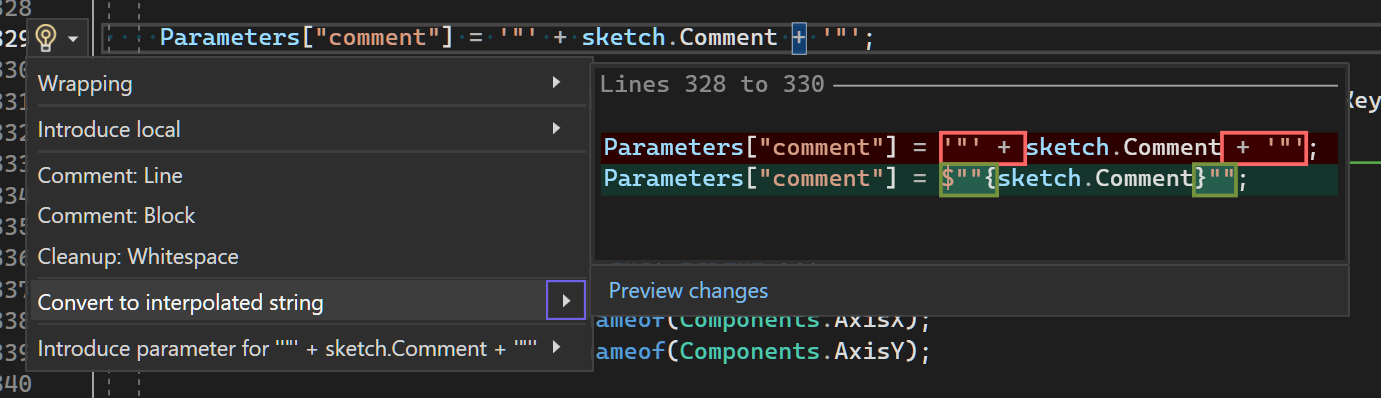 Roslyn Transform Convert To Interpolated String Does Not Account For Quotes · Issue 68425 