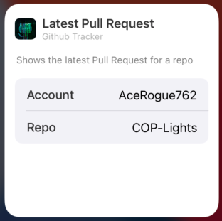 GitHub - KylerF/iOS-Github-Widget: Github widget for iOS 14