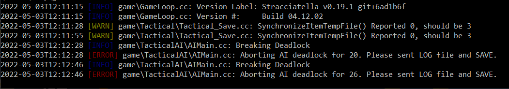 AI deadlocks · Issue #1536 · ja2-stracciatella/ja2-stracciatella · GitHub