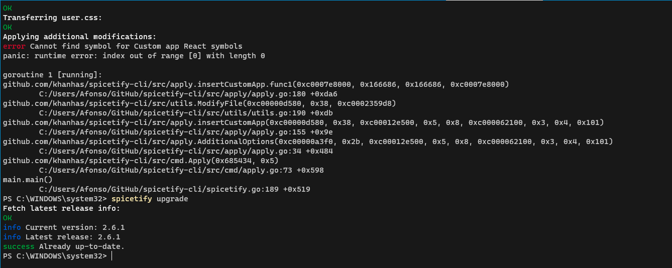 Spicetify Custom App react symbol error · Issue #1029 · spicetify/cli · GitHub