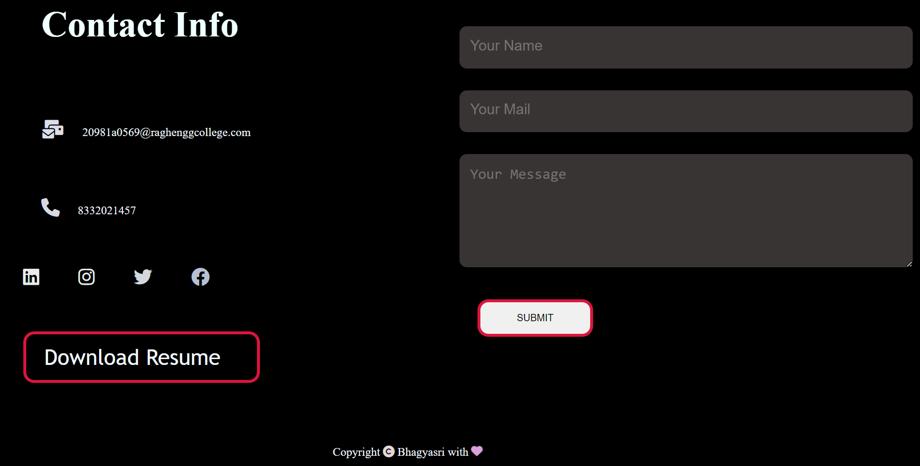 GitHub - bhagyasri-07/Portfolio-website