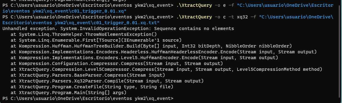 Error building a xq32 from ykw2 ps · Issue #8 · onepiecefreak3/XtractQuery · GitHub