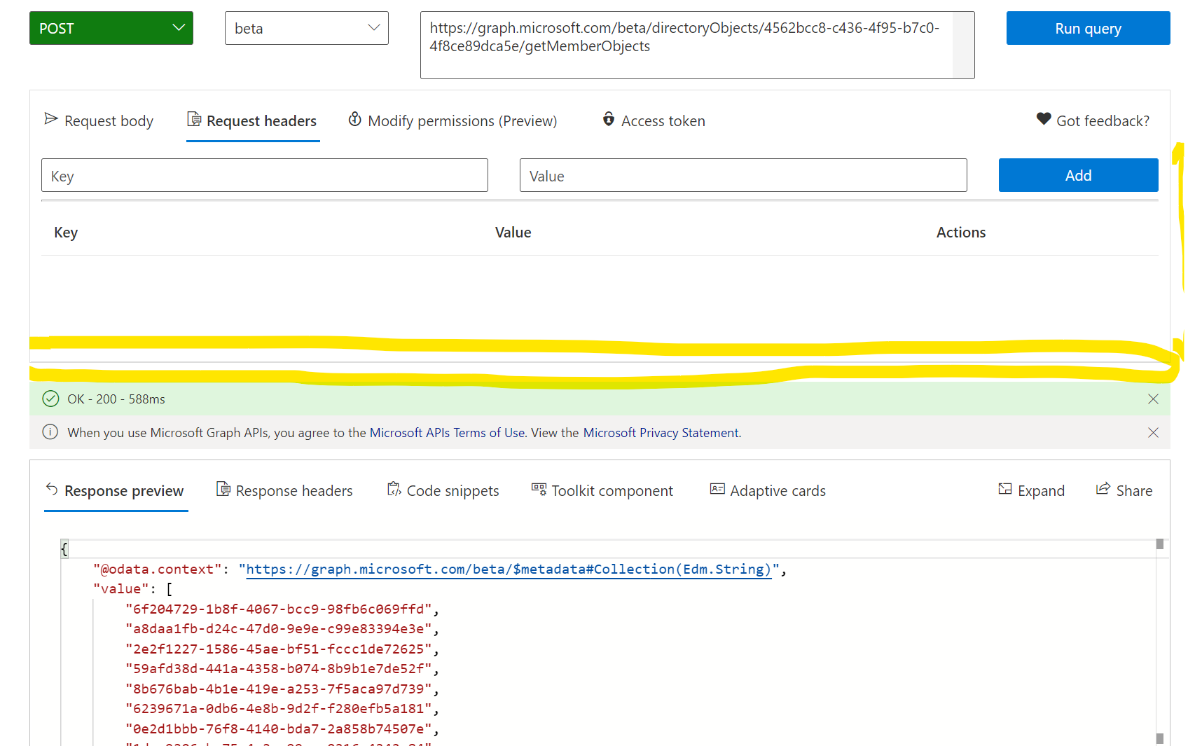 Restore the ability to collapse "Request" section in Graph Explorer ...