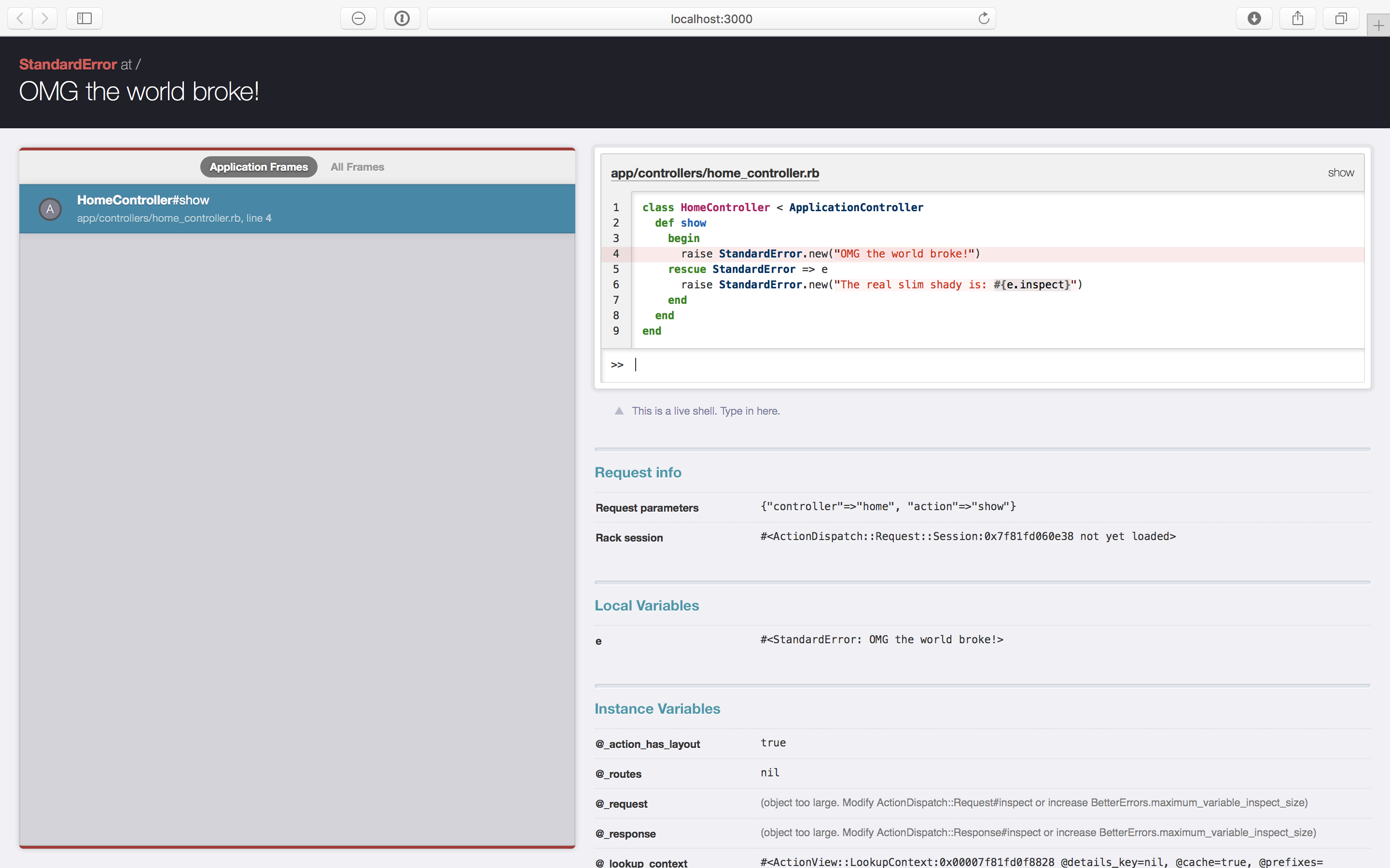 Better Errors Should Show Exception Cause When Present · Issue 296 · Bettererrors Better Errors