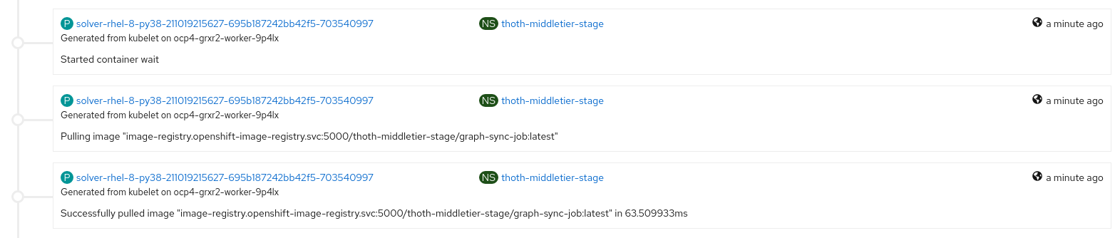 Failed To Pull Image Image Registry Openshift Image Registry Svc 5000 Thoth Middletier Stage