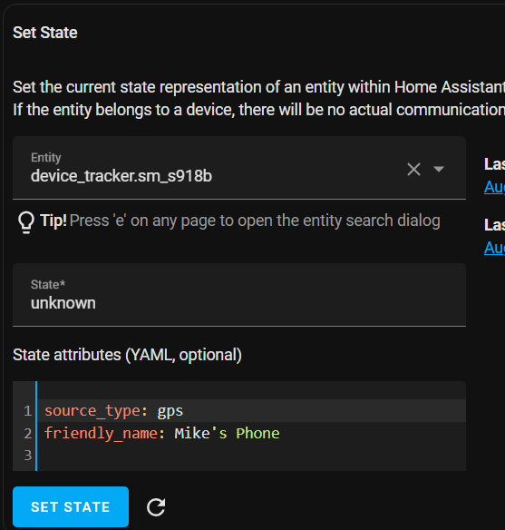 Location shows 'Unknown' on dashboard card and Map card · Issue #201 · custom-components/places ...