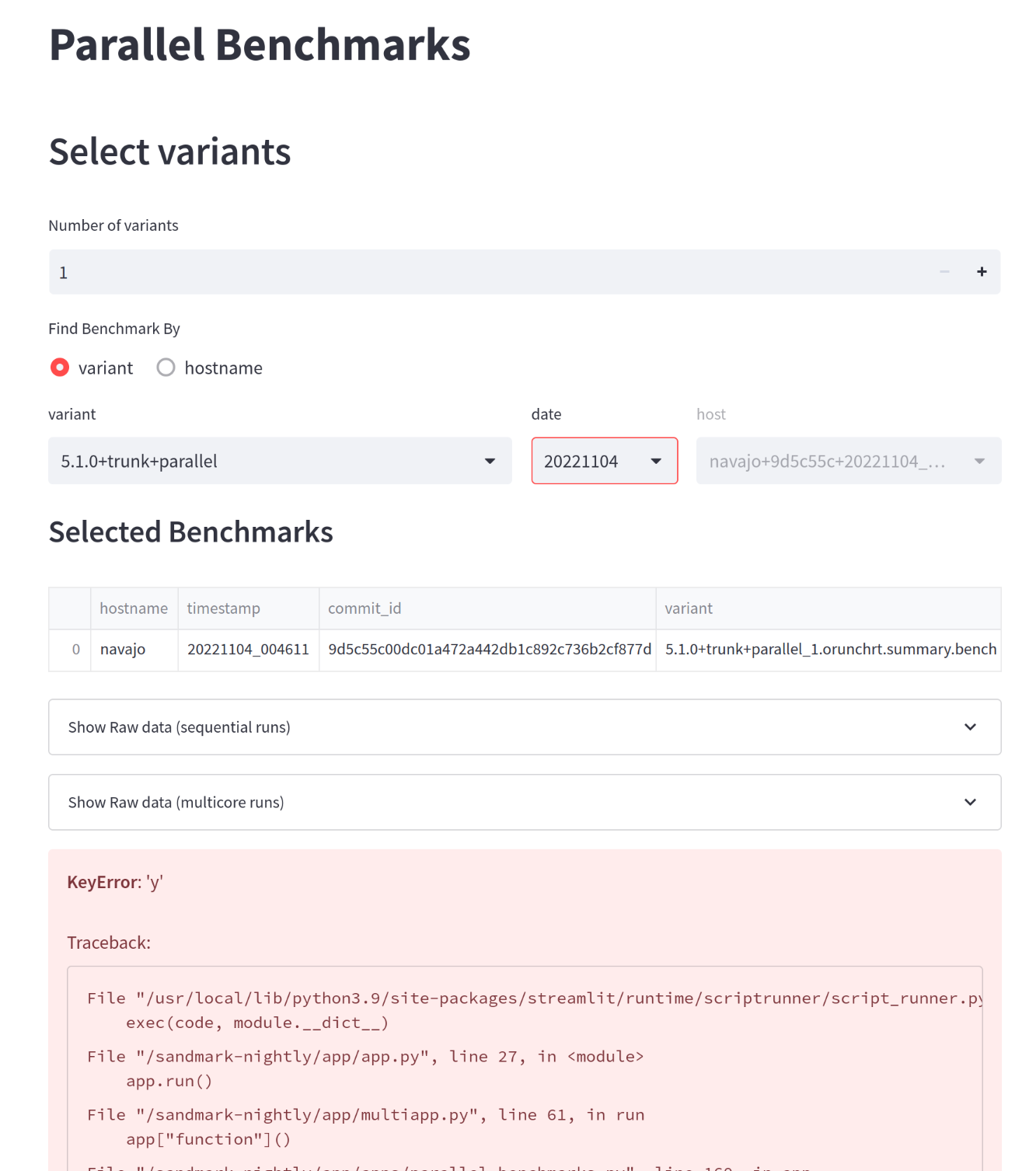 sandmark.ocamllabs.io shows error instead of parallel benchmarks · Issue #281 · ocaml-bench ...