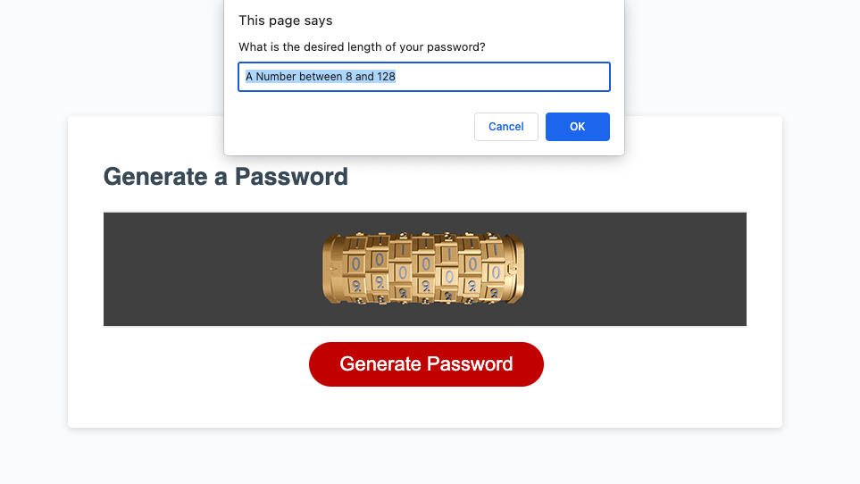 GitHub - kwubbenhorst/password-generator: An webapp to generate a criteria-specific password