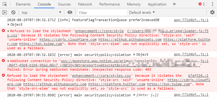 Css Not Loading Under Proxy · Issue 66 · Notion Enhancernotion