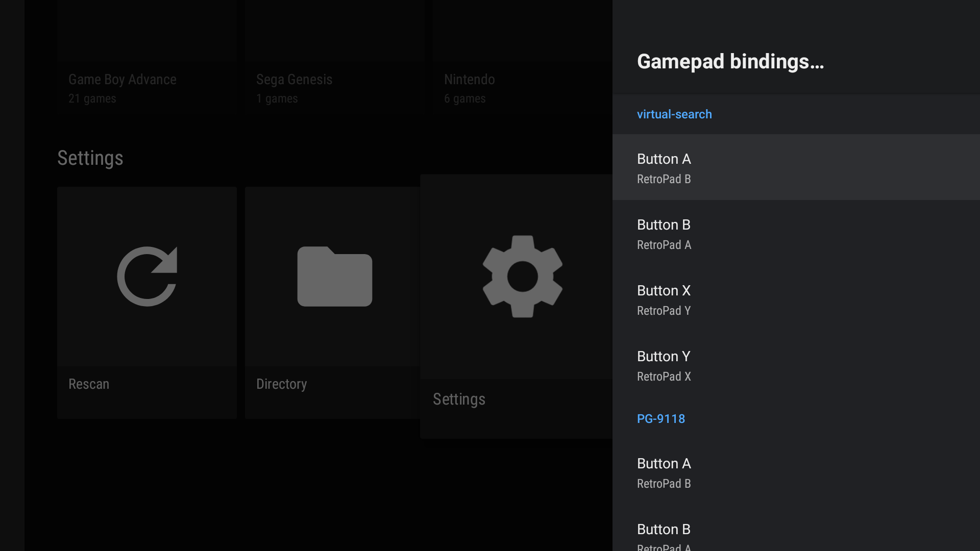 [Android TV] Gamepad bindings are not working at all · Issue #171 · Swordfish90/Lemuroid · GitHub