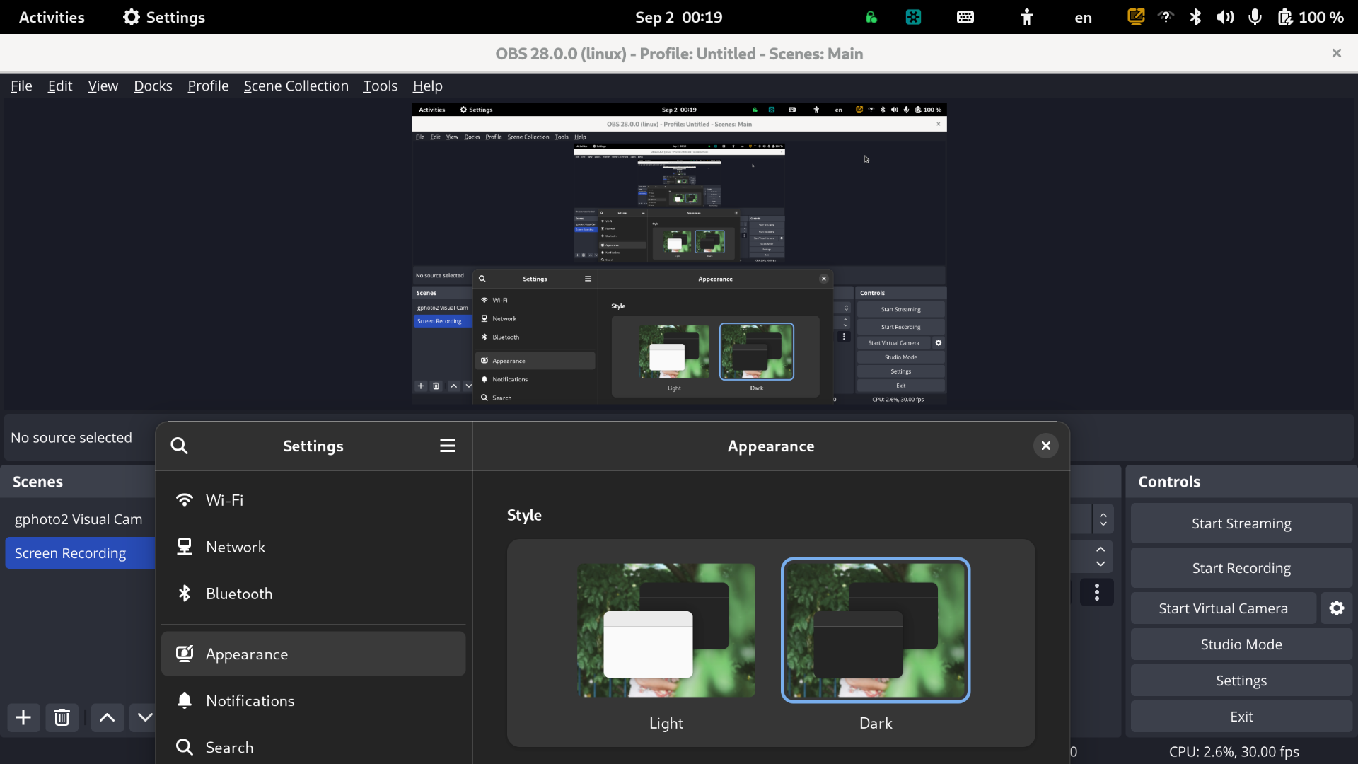 The window border of OBS v28 doesn't follow the system's color theme · Issue #7263 · obsproject ...