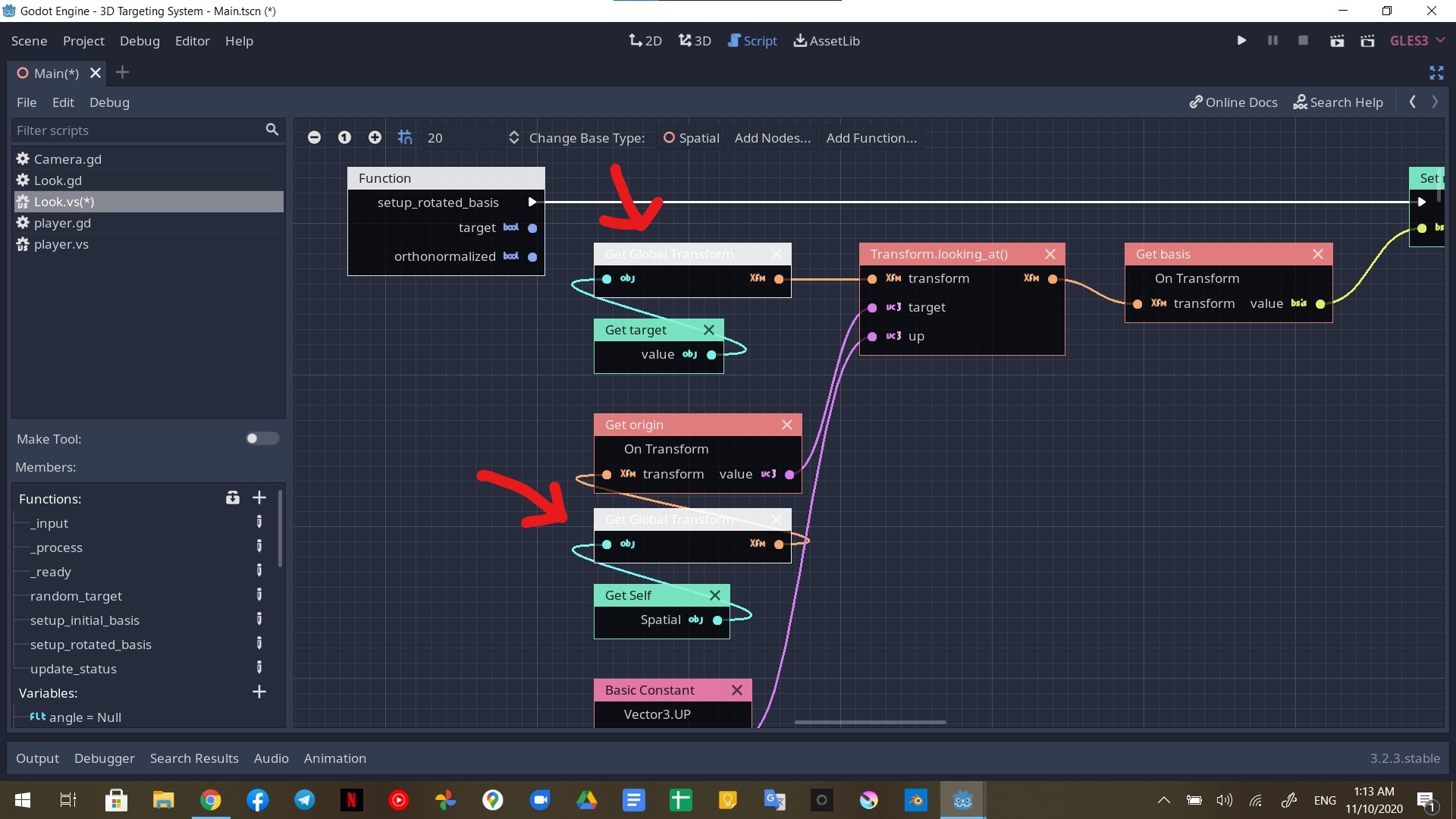 Unreadable Visual Scripts Custom Node Ui When Turned On The Graph Node Header · Issue 43425