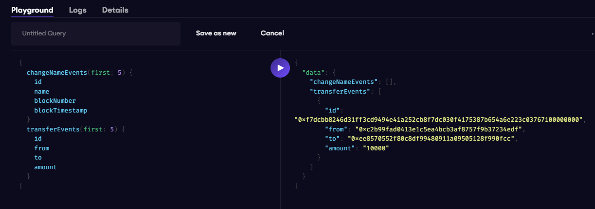 GitHub - Harsh0R/GraphProtocolForTranferToken: This Subgraph for simple Token transfer ...