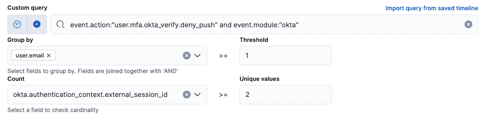 [New Rule] Multiple Okta MFA push requests were denied · Issue #2304 · elastic/detection-rules ...