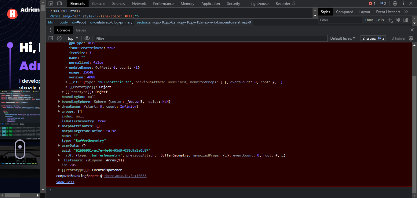 Puteboundingsphere Computed Radius Is Nan · Issue 123 
