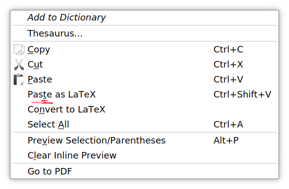 [suggestion] [3.0.1] Add keyboard shortcuts to context menu · Issue ...