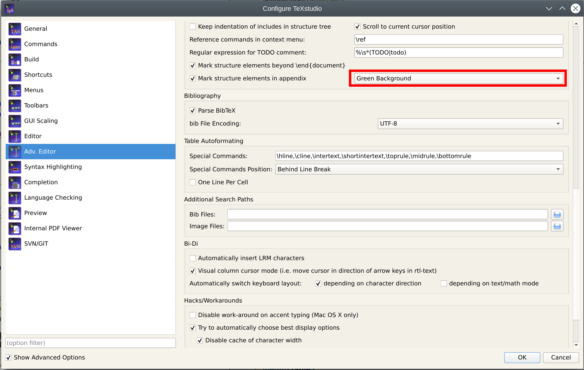 TOC GUI has bright green background · Issue #2152 · texstudio-org/texstudio · GitHub