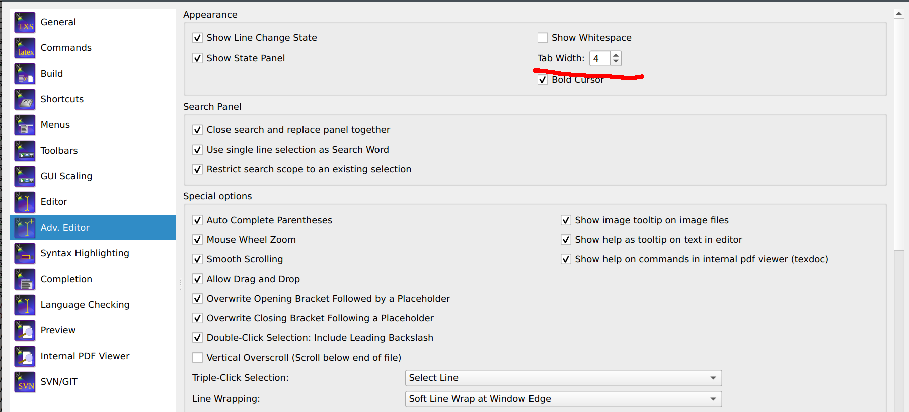 How to change tab/indent size (to say 4)? · Issue #2727 · texstudio-org/texstudio · GitHub