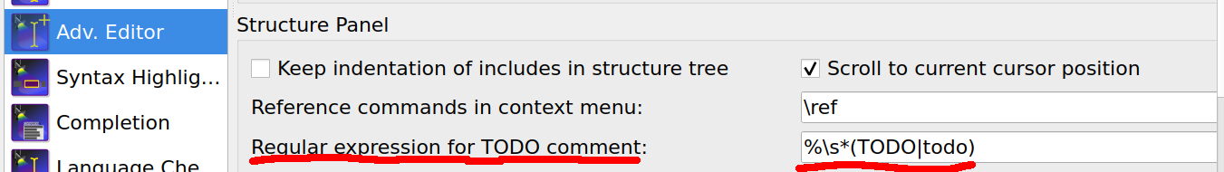 Custom syntax highlighting of custom expressions, not only %TODO · Issue #3256 · texstudio-org ...