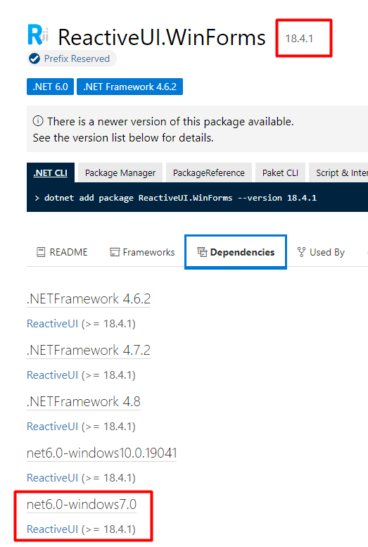 [bug] Latest Reactiveui Winforms Version 18 4 20 Breaks Compilation · Issue 3471