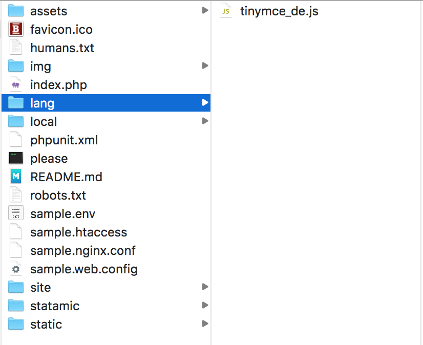 Change language · Issue #7 · SoleGraphics/Statamic-TinyMCE-Field-Type · GitHub