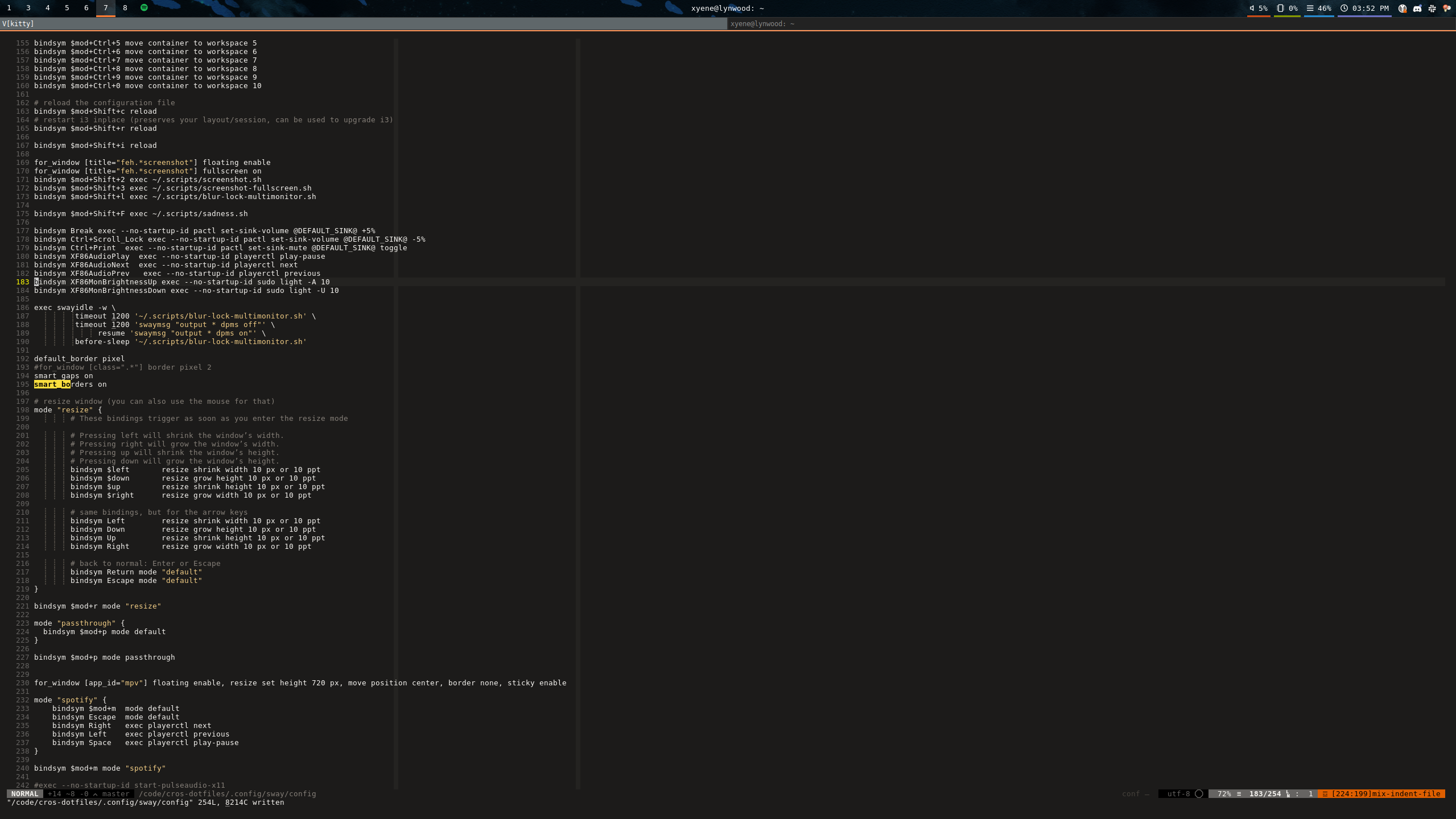 smart_borders adds borders for split tab with single child · Issue #5484 · swaywm/sway · GitHub