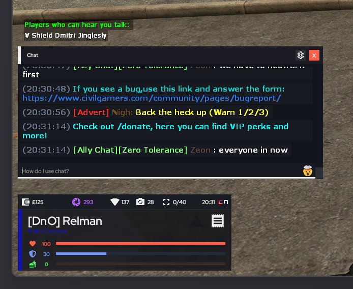PD Can View Ally Chat · Issue #38 · civilnetworks-projects/DarkRP_Public_Development · GitHub