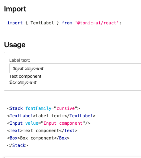 Difficult to override font-family in Text And TextLabel · Issue #727 · trendmicro-frontend/tonic ...