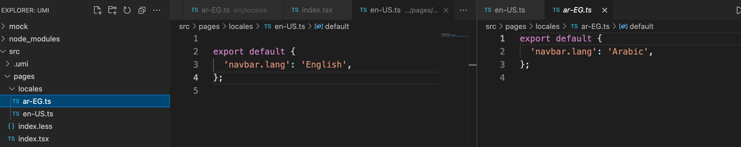 [Bug] the @umijs/plugin-locale has error icons from chrome while add locale ar-EG. · Issue #7813 ...