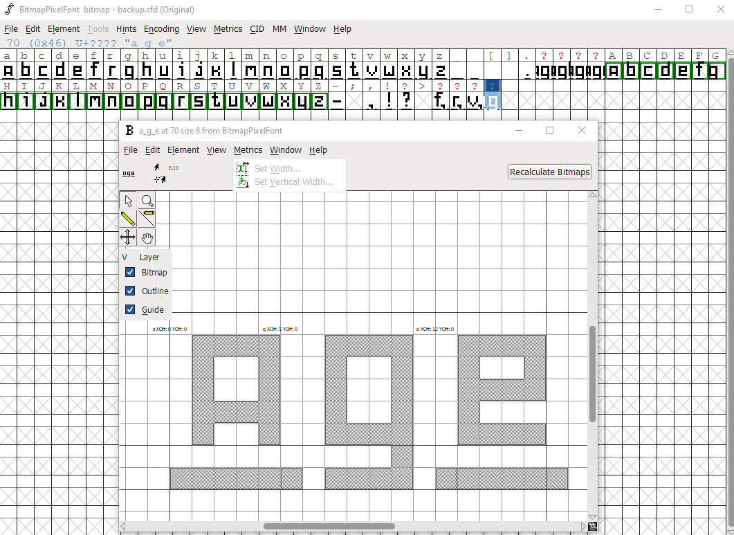 Differing results when creating a glyph from script versus "Add Encoding Slots" · Issue #4701 ...