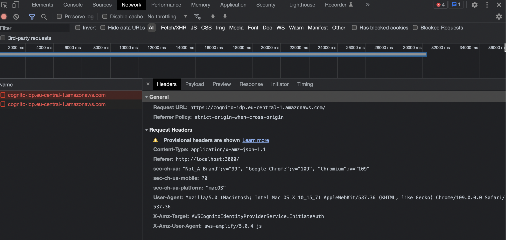 Amplify cognito auth don't work propetly when is IPv6 automatically · Issue #10875 · aws-amplify ...